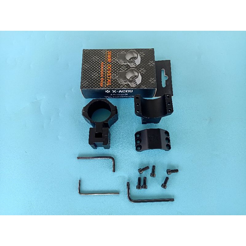 Jual Mounting teleskop Adjustable X Accu By OD34mm Vector optics ...