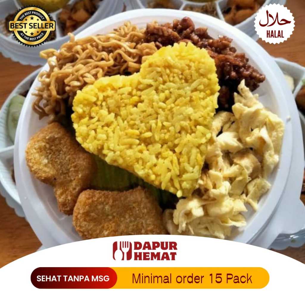 Jual Dapur Hemat - Paket Nasi Box Kuning Karakter Love Enak/Lezat ...