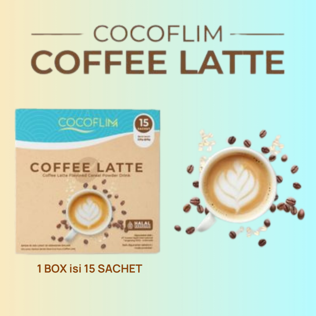 Jual Cocoflim Slimming Coffee Latte 1 Box Isi 15 Sachet Minuman Rasa ...