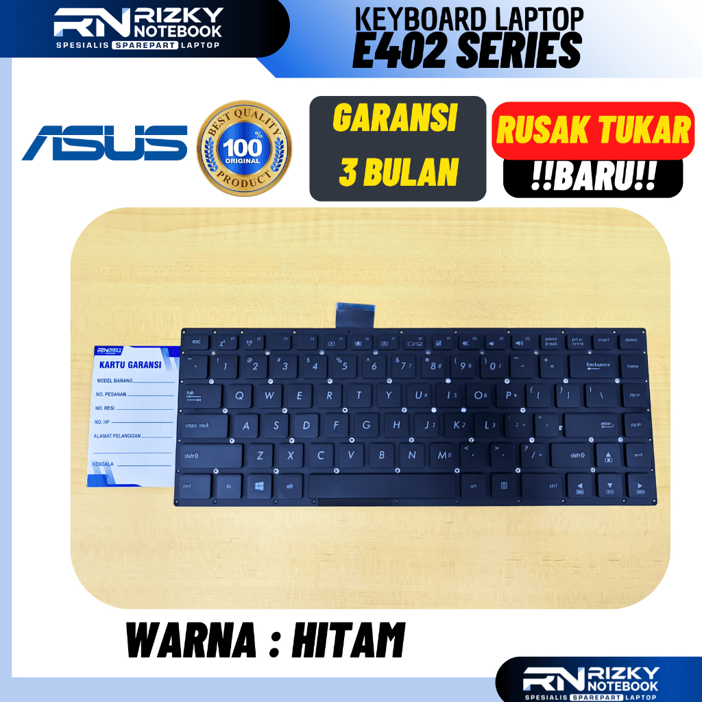 Jual ORIGINAL KEYBOARD LAPTOP ASUS E402 E402Y E402YA E402M E402MA E402SA E402S E403S E403SA ...