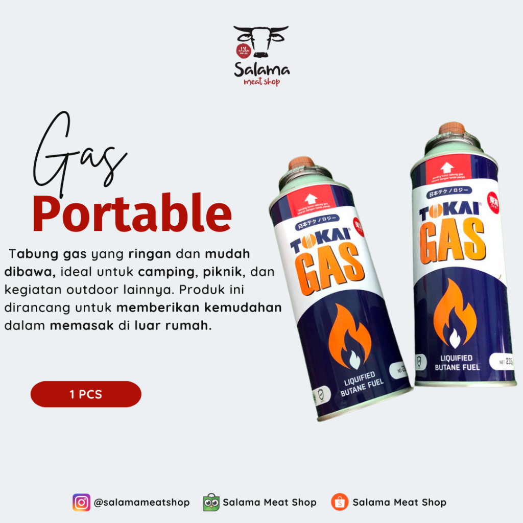 Jual Gas Portable Tokai 235 ML | Shopee Indonesia
