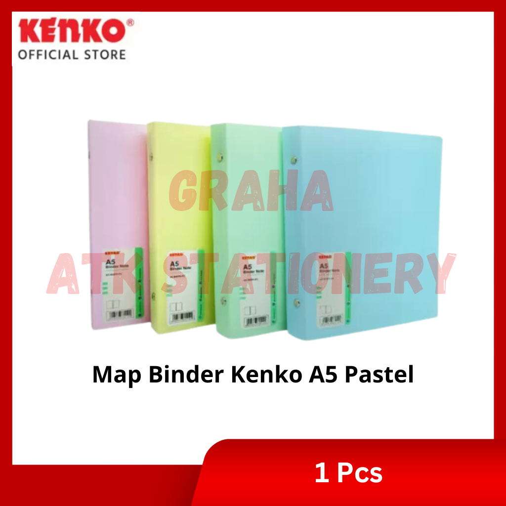 Jual [1 Pcs] Binder Note A5 Kenko Pastel A5-BNPP-PC / Map Binder A5 ...