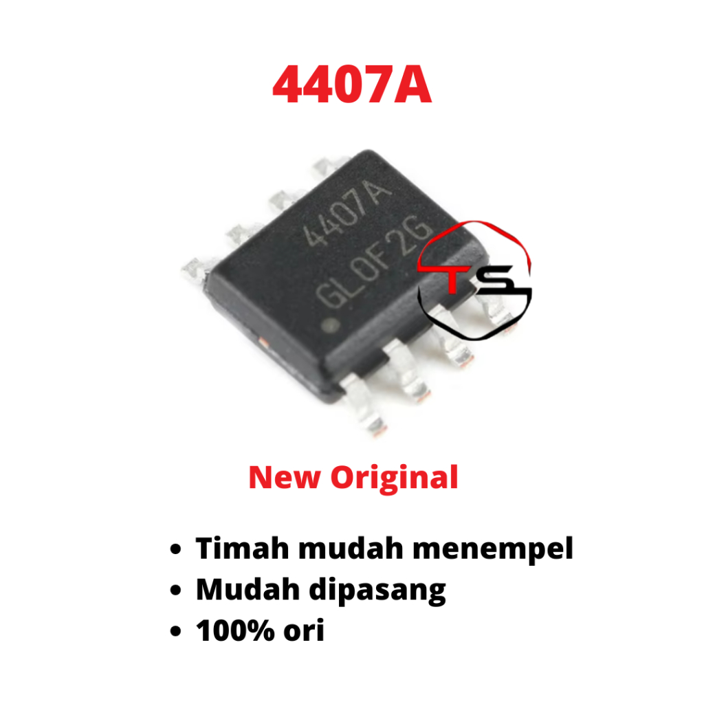 Jual IC 4407A AO4407A Mosfet P-Channel New Original | Shopee Indonesia