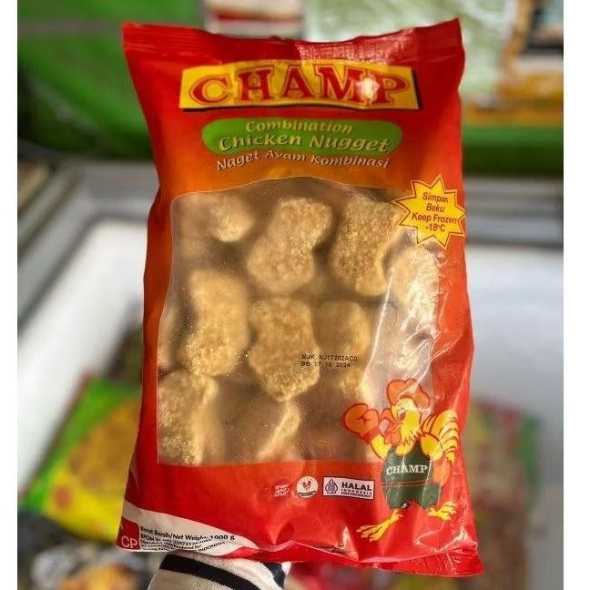 Jual CHAMP Chicken Nugget ORI 1kg | Shopee Indonesia