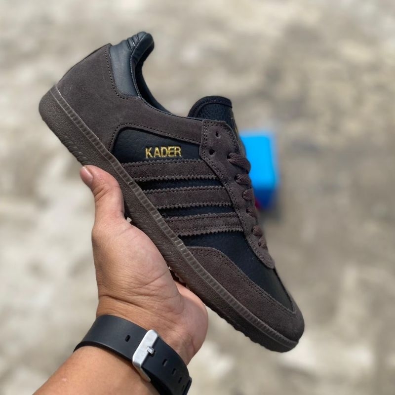 Jual SNICKERS ADIDAS SAMBA KADER BORWN AND BLACK | Shopee Indonesia