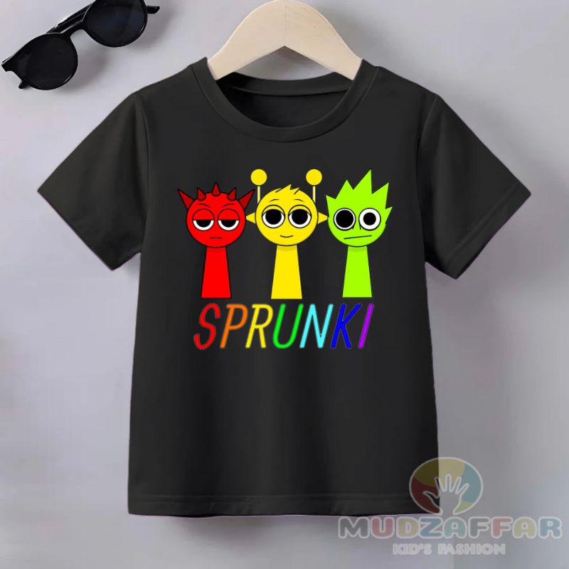 Jual BAJU KAOS ANAK SPRUNKI KARAKTER KAOS SPRUNKI | Shopee Indonesia