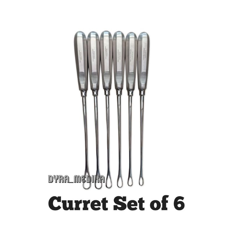 Jual CURRET SET OF 6 STAINLESS STEEL / KURET SET OF 6 PILIHAN TAJAM DAN ...