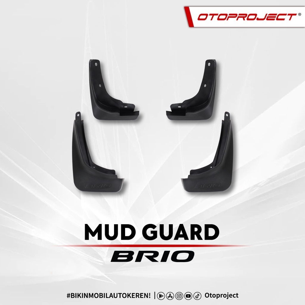Jual Otoproject - Mud Guard Honda All New Brio Rs 2018 (4 Pcs) | Shopee ...