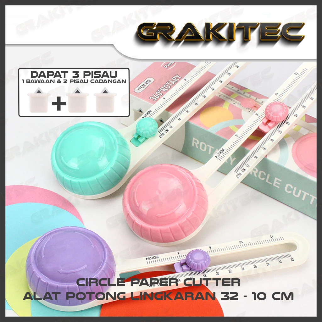 Jual Circle Cutter Premium 10 cm - 32 cm / 4 inc - 12 inc Pisau Alat ...
