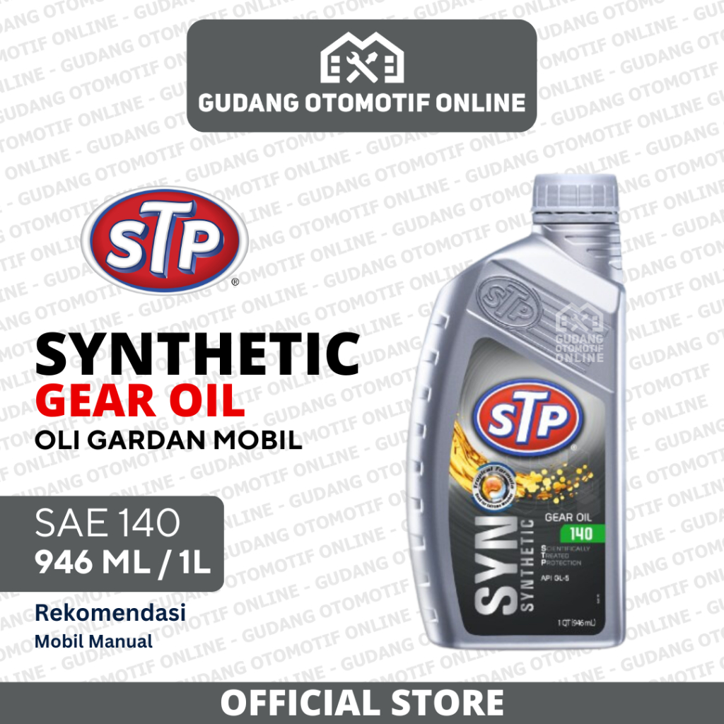 Jual Gear Oil STP Synthetic SAE 140 SAE140 946 ml 1L 1 Liter Original ...