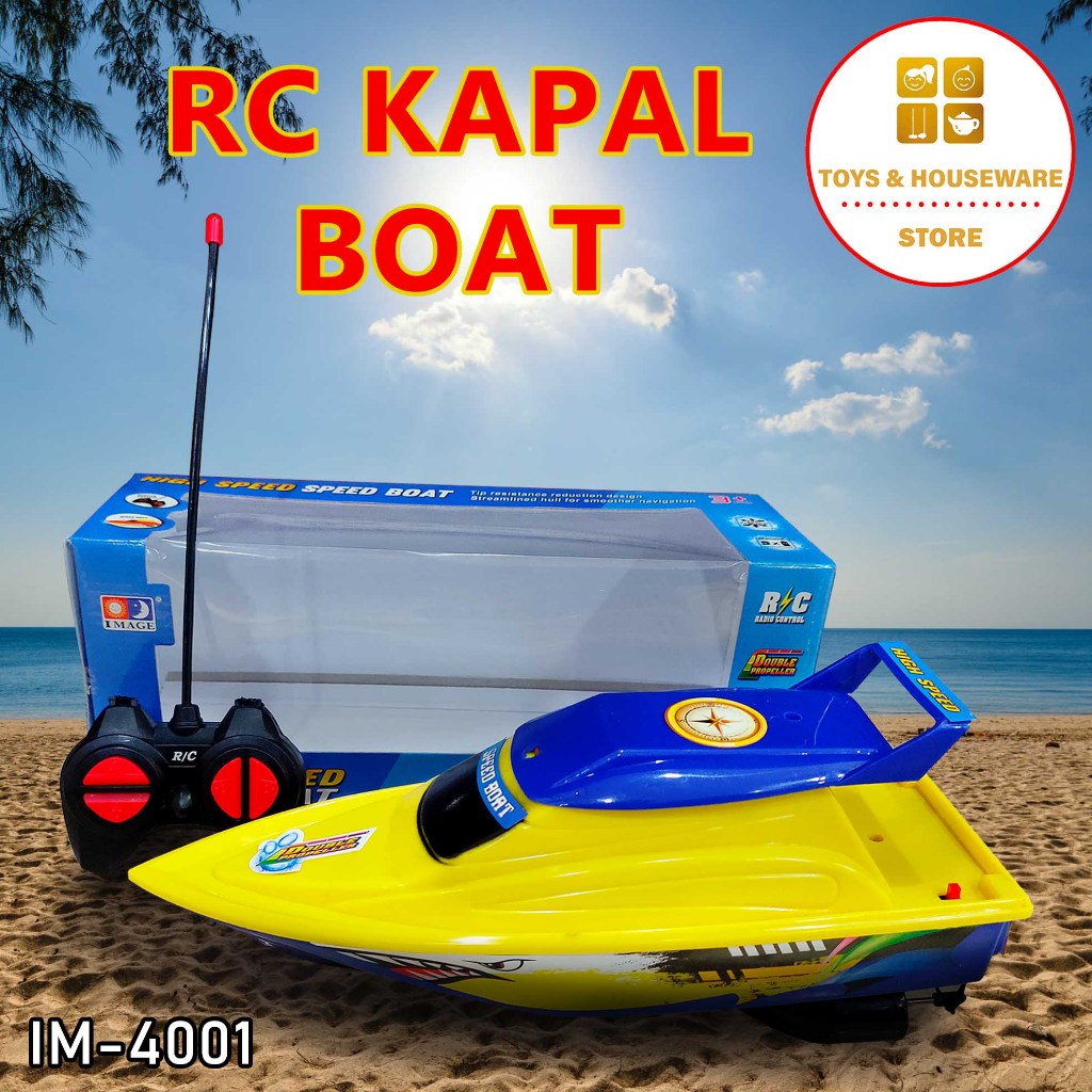 Jual Mainan RC Kapal Boat Jalan di air IM-4001 | Shopee Indonesia