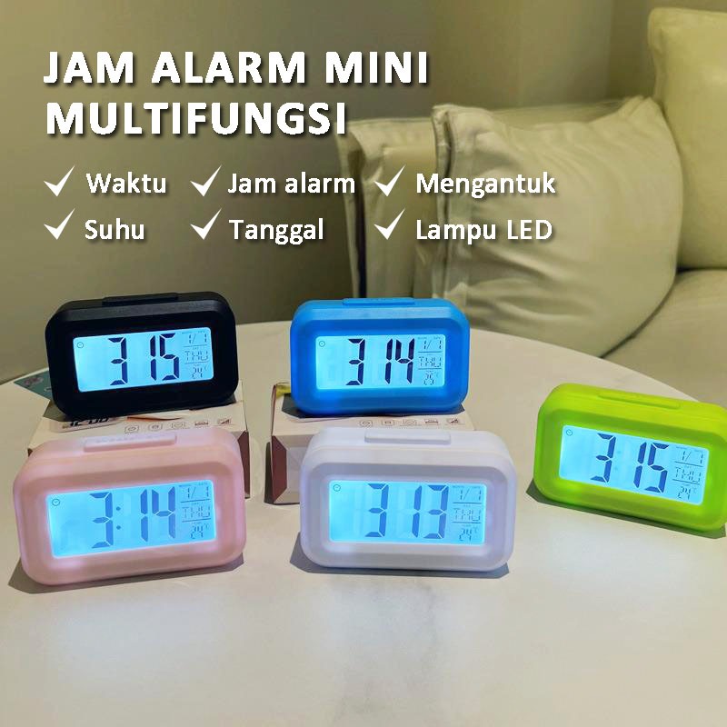 Jual Jam Alarm Digital Mini Smart Clock Waker Jam Meja Digital ...