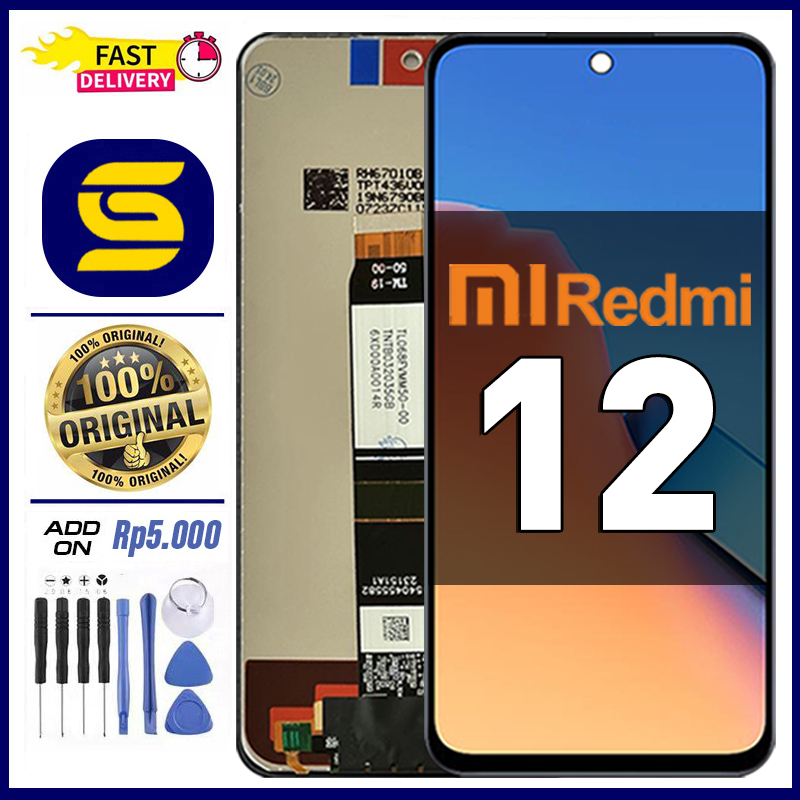Jual LCD Redmi 12 Original Touchscreen redmi 12 ori fullset Compatible ...