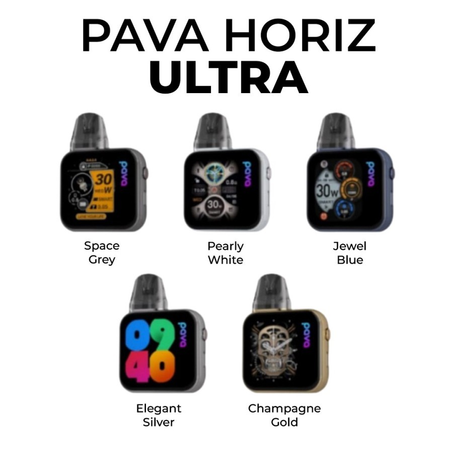 Jual Pod Pava Horiz Ultra Series 30W 1300mAh Pod Kit by Pava Indonesia ...