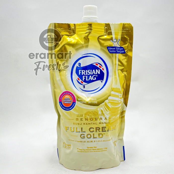 Jual SKM FF BENDERA KENTAL MANIS GOLD, PUTIH & COKLAT POUCH 280 GR ...