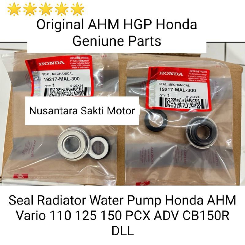Jual ( 19217-MAL-300 ) Seal Sil MACHANICAL water pump pompa radiator vario kvb kzr kwn Asli ...