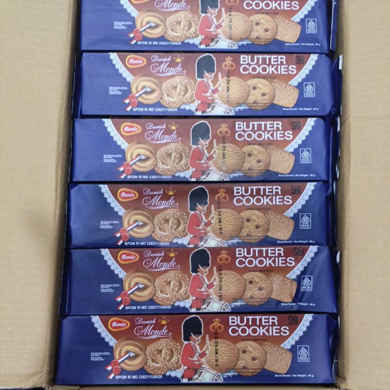 Jual MONDE BUTTER COOKIES MINI 90G | Shopee Indonesia