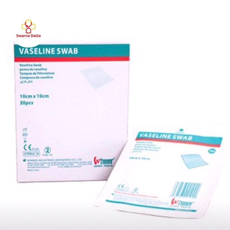 Jual VASELINE SWAB 10x10CM isi 10 PCS / KASSA ANTIBIOTIK WINNER WINTUEL ...