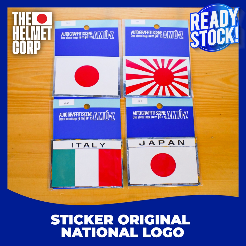 Jual STICKER NATIONAL LOGO ORIGINAL STICKER JAPAN | Shopee Indonesia