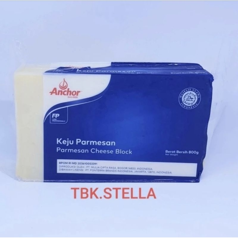 Jual ANCHOR PARMESAN CHEESE BLOCK 800 GR / KEJU PARMESAN | Shopee Indonesia