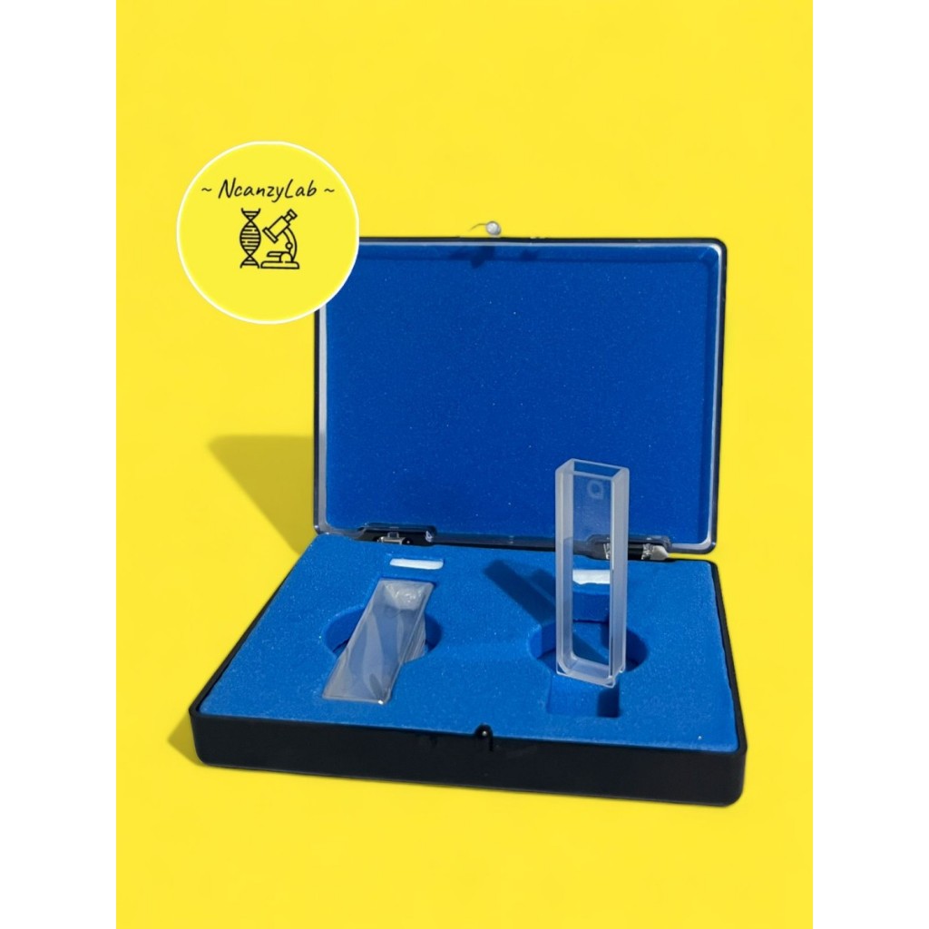 Jual Kuvet Kuarsa / Cuvete Quartz Spektrofotometer Lid 5mm | Shopee ...