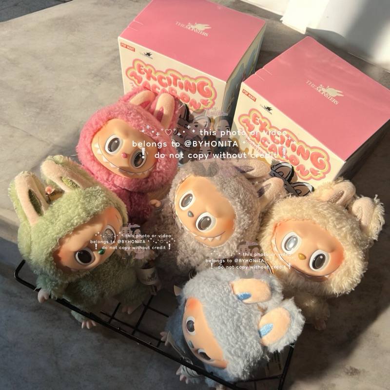 Jual READY STOCK BLINDBOX Labubu Exciting Macaron V1 Vinyl Face Blind ...