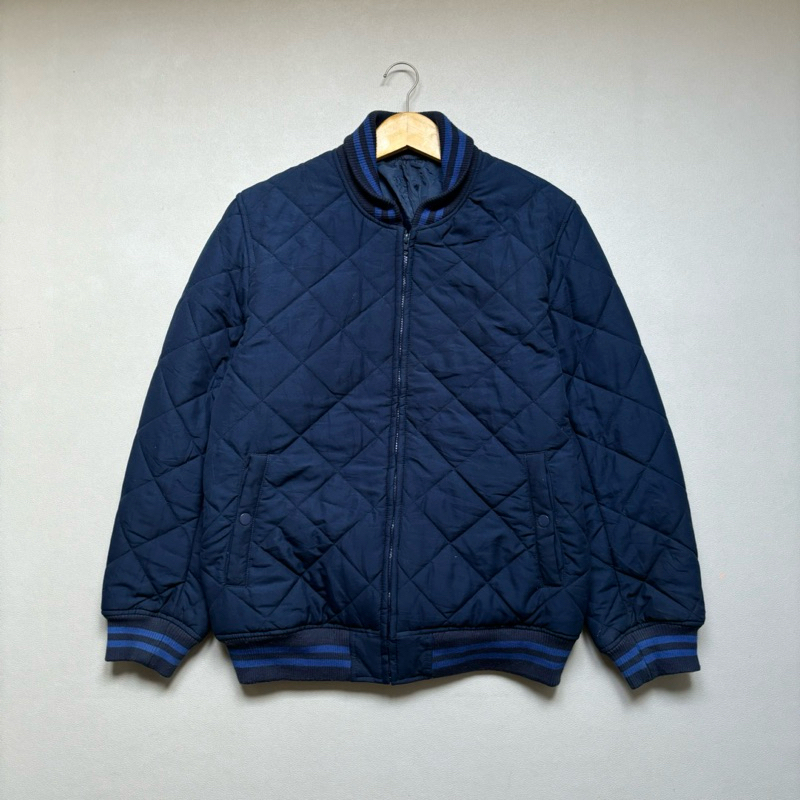 Jual GU bomber quilted jacket ORIGINAL 100% | Shopee Indonesia