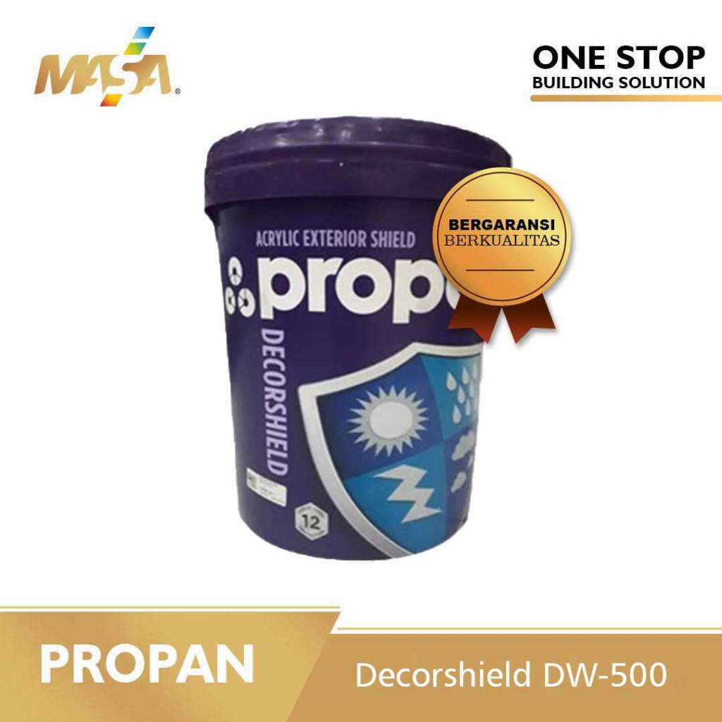Jual CAT TEMBOK LUAR MURAH PROPAN DECORSHIELD EXT DW-500 20 LTR (MIXING ...