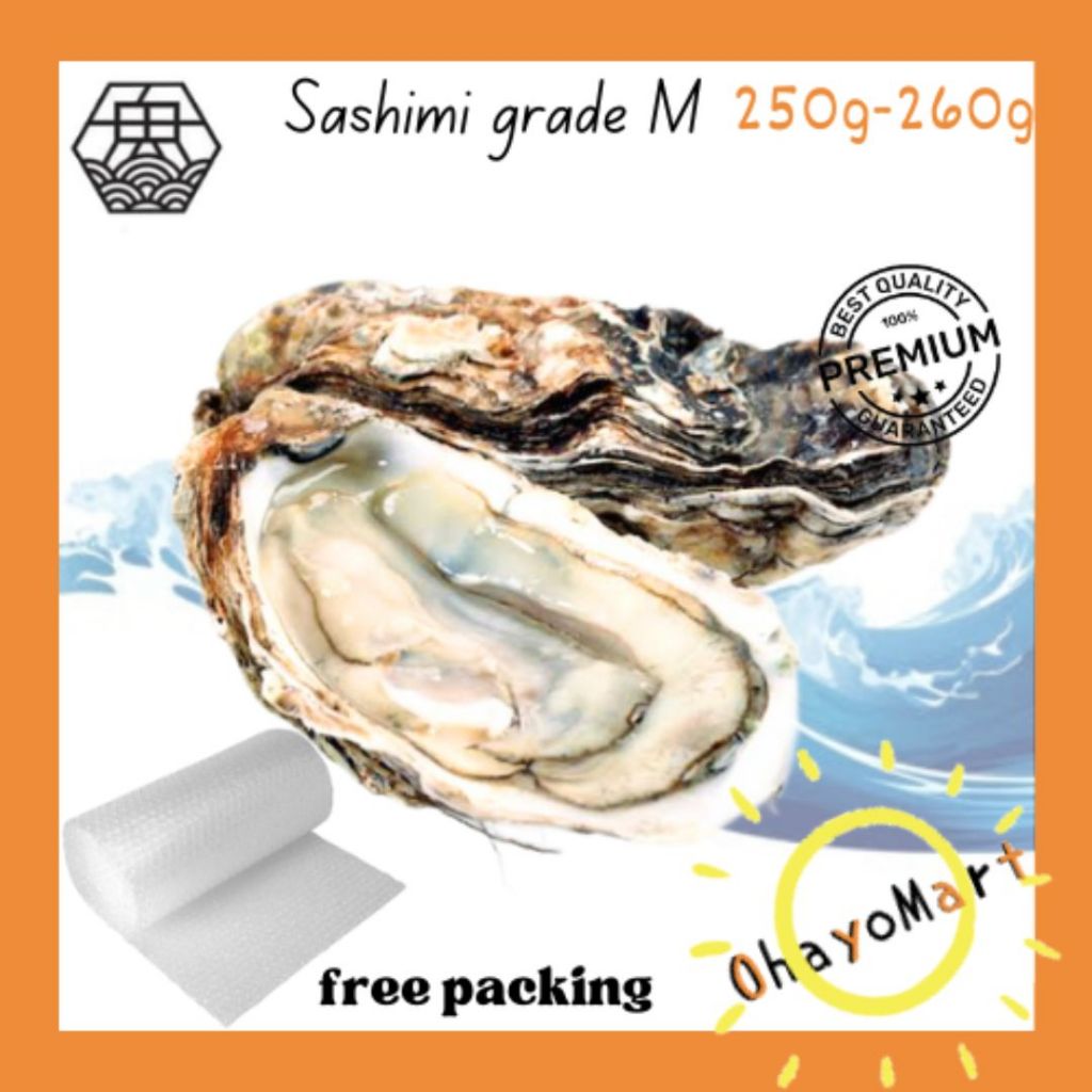 Jual Frozen Oyster sashimi / Premium Japanese Murotsu Oyster Sashimi ...