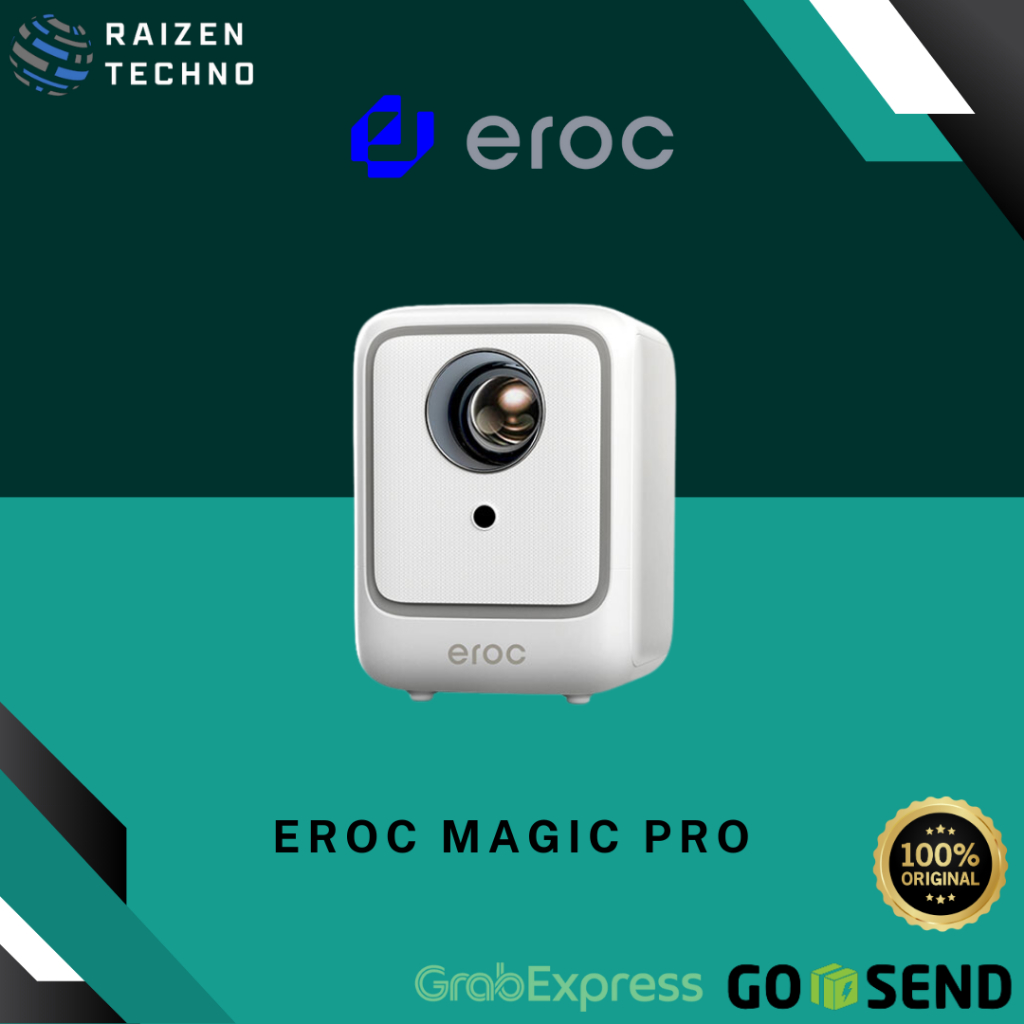 Jual Eroc Smart Android Projector Magic Pro HD Decoding 4K 2800 Lumens ...