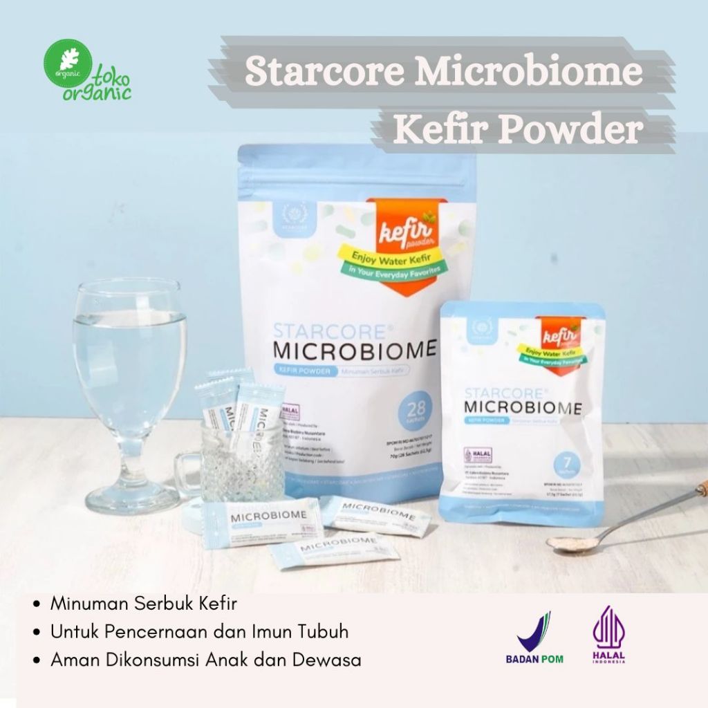 Jual Starcore Microbiome Kefir Powder, Probiotic Alami | Minuman Serbuk ...