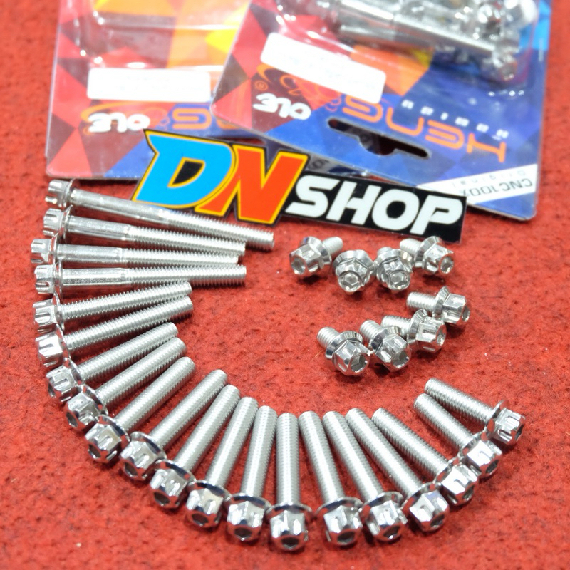 Jual Baut probolt stainless bak mesin kalter kanan kiri ninja r ss ninja rr | Shopee Indonesia
