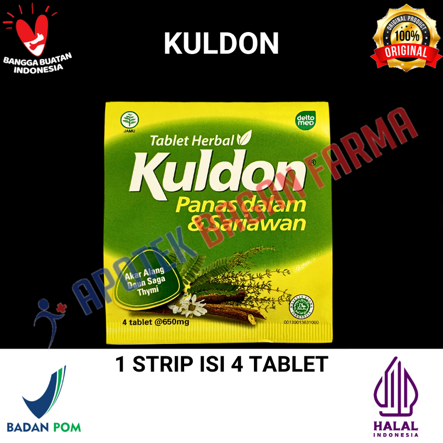 Jual KULDON Sariawan Strip 4 Tablet - Atasi Sariawan & Panas Dalam ...