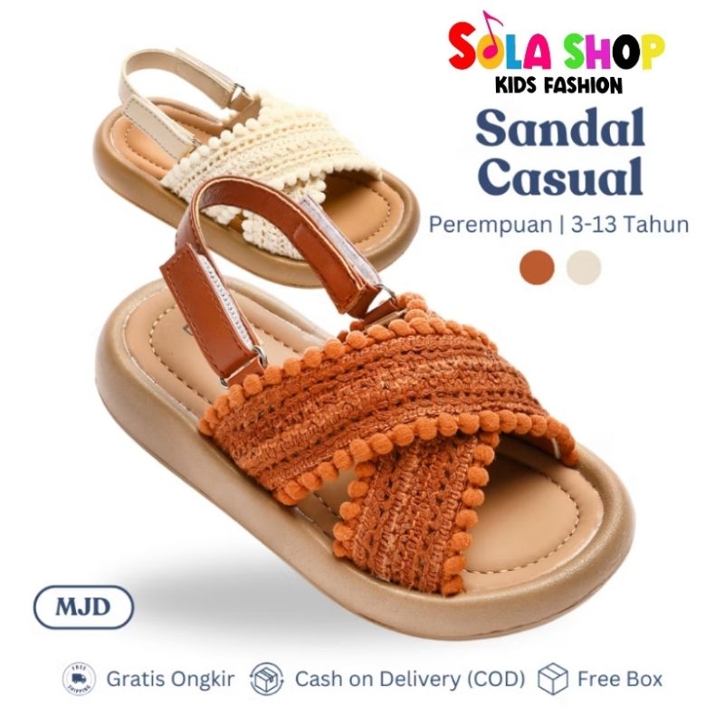 Jual Sola Shop - Sandal SlipOn Anak Perempuan Usia 3-12th type MJD | Shopee Indonesia