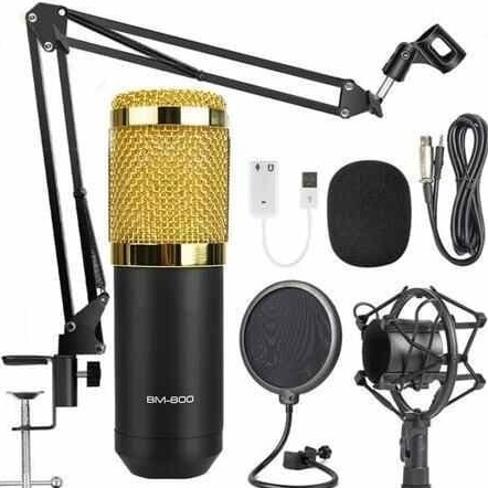 Jual Garansi Tidak Rusak MIC CONDENSER BM8 STUDIO MIC BM8 ORIGINAL Full ...