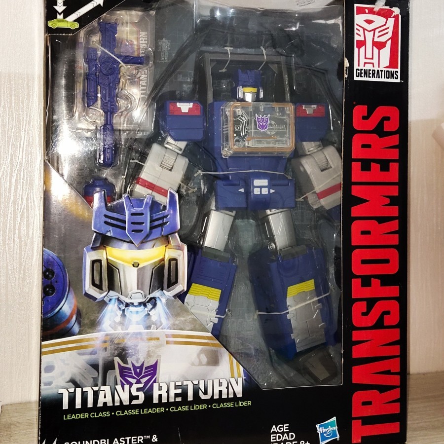 Jual Transformers Titans return - Soundwave - Leader class Hasbro ...