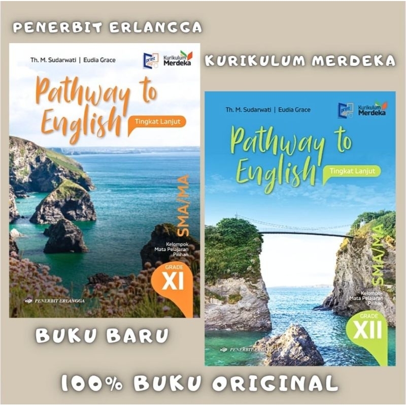 Jual Buku Pathway To English Tingkat Lanjut Kelas 2 3 / 11 12 SMA Penerbit Erlangga Kurikulum ...