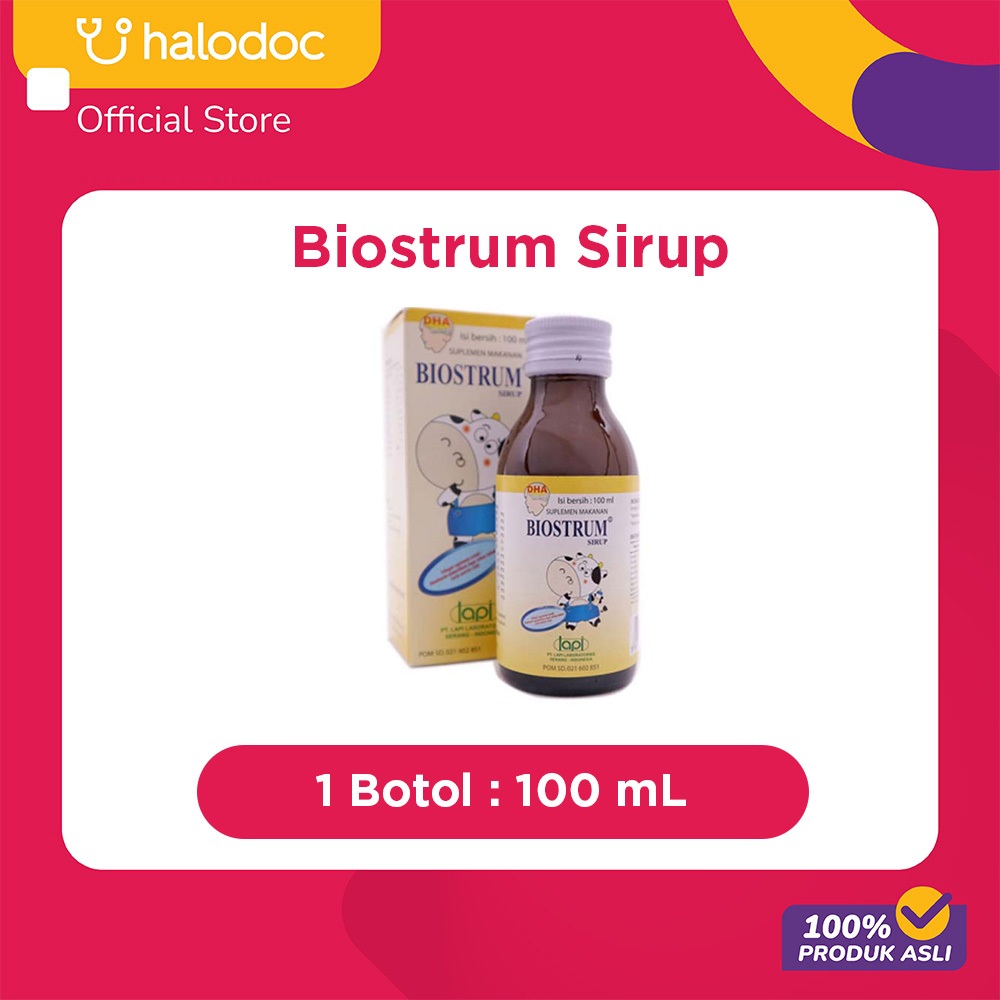 Jual Biostrum Sirup 100 ml | Shopee Indonesia