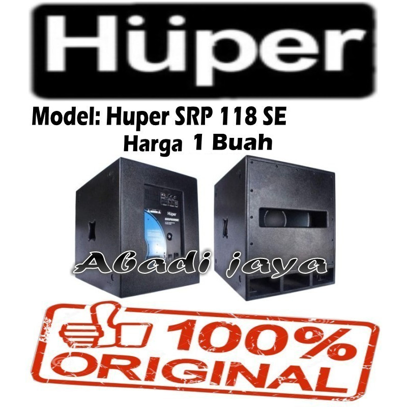 Jual Subwoofer HUPER SRP 118 SE / SRP118 SE / SRP118SE 18 INCH 1 buah ...