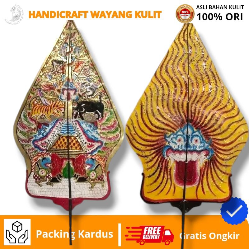 Jual Gunungan Kayon Wayang Kulit Asli Ukuran Jumbo Tinggi 60 CM ...