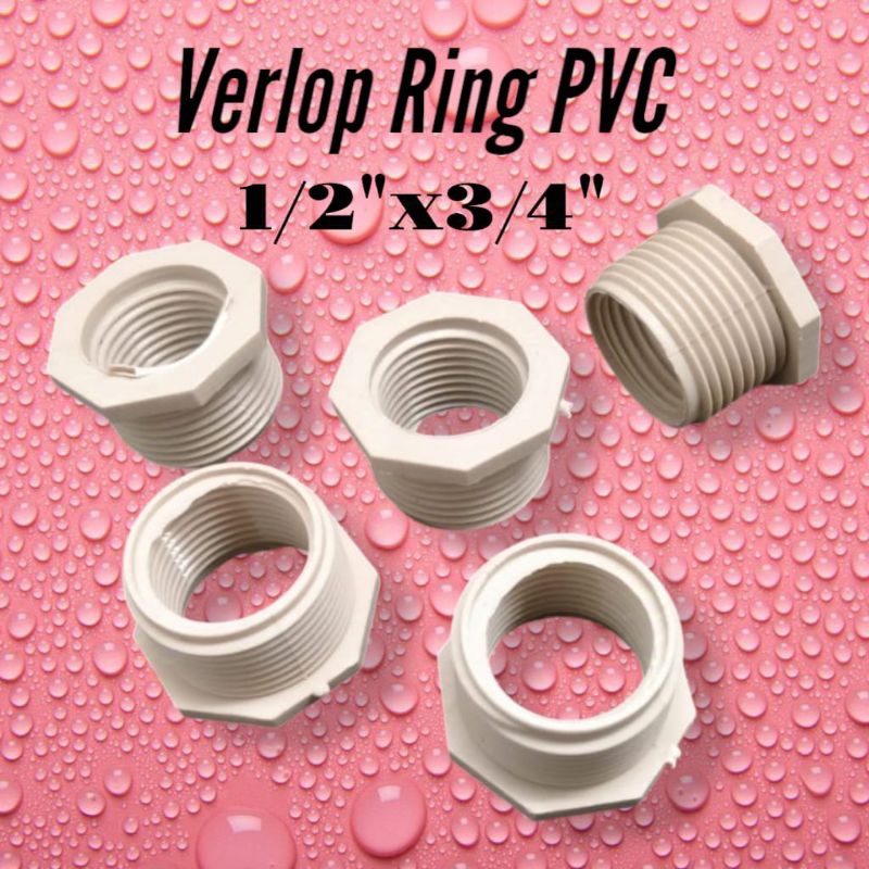 Jual Verlop Ring PVC 1/2x3/4 / Ring Kran / Vlok Sock Plastik | Shopee ...