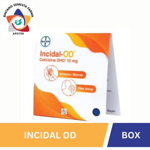 Jual INCIDAL 32S MENGATASI ALERGI / BIDURAN / GATAL BOX | Shopee Indonesia