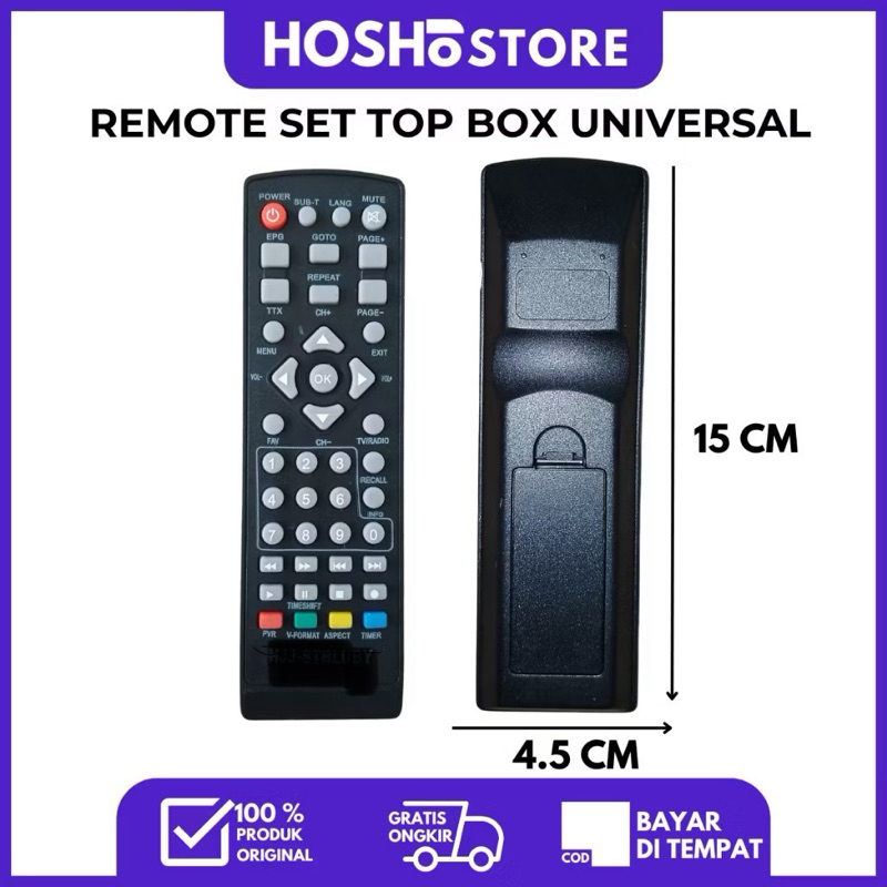 Jual Remote Universal STB Set Top Box - Kompatibel Berbagai Merk ...
