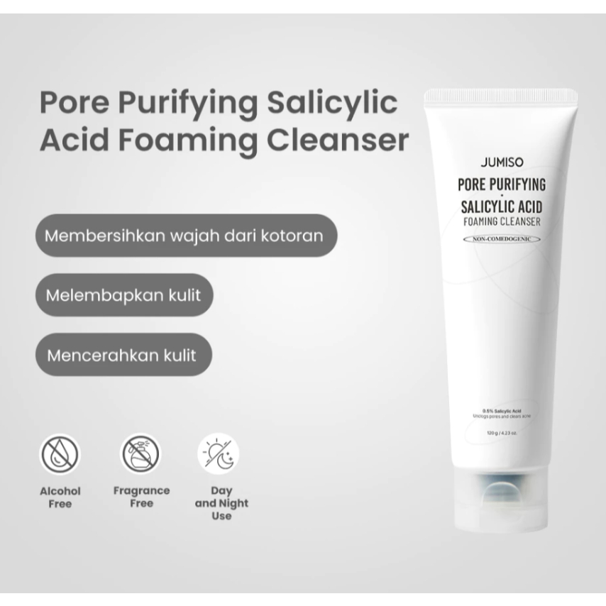 Jual JUMISO Pore Purifying Salicylic Acid Foaming Cleanser 120g ...