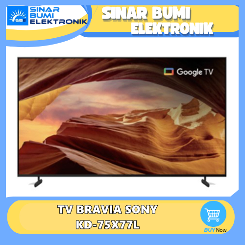 Jual SONY KD-75X77L SMART GOOGLE TV 4K HDR 75 INCH - KD75X77L KD-75X80K ...