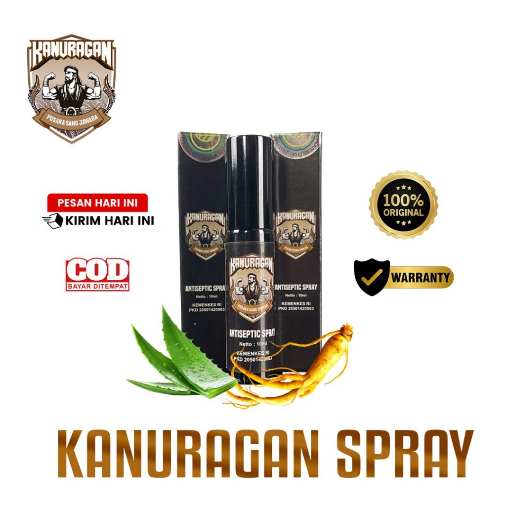 Jual Paket Kanuragan Spray Herbal Berkhasiat Original | Shopee Indonesia