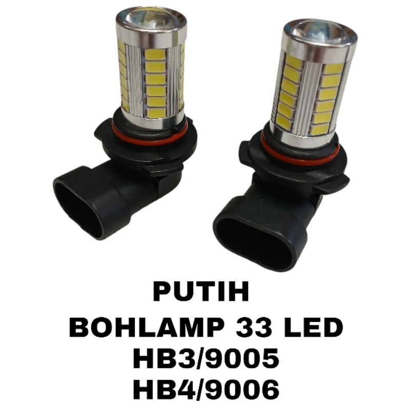 Jual BOHLAMP LED PUTIH HB3/HB4/9005/9006 ( 33 LED ) | Shopee Indonesia