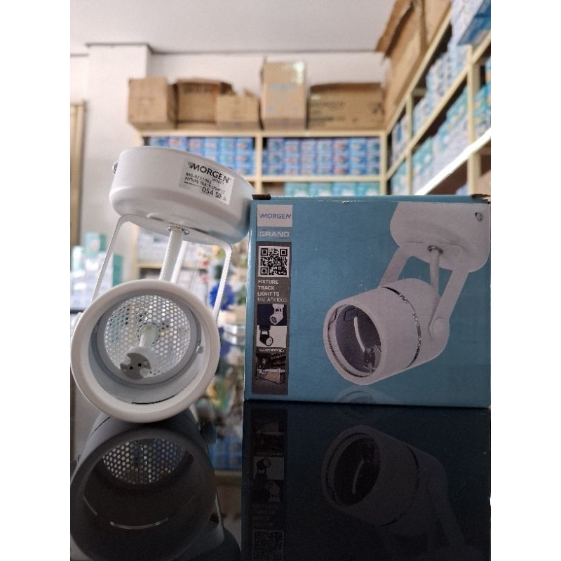 Jual KAP RUMAH LAMPU SOROT CAFE TRACKLIGHT T5 OUT BOW MR 16 TUSUK FIXTURE MORGEN HITAM PUTIH ...