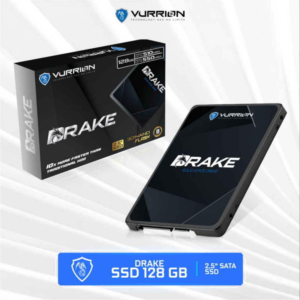 Jual SSD SATA III VURRION 2,5'' INCH SATA3 DRAKE SATA 128GB | Shopee ...