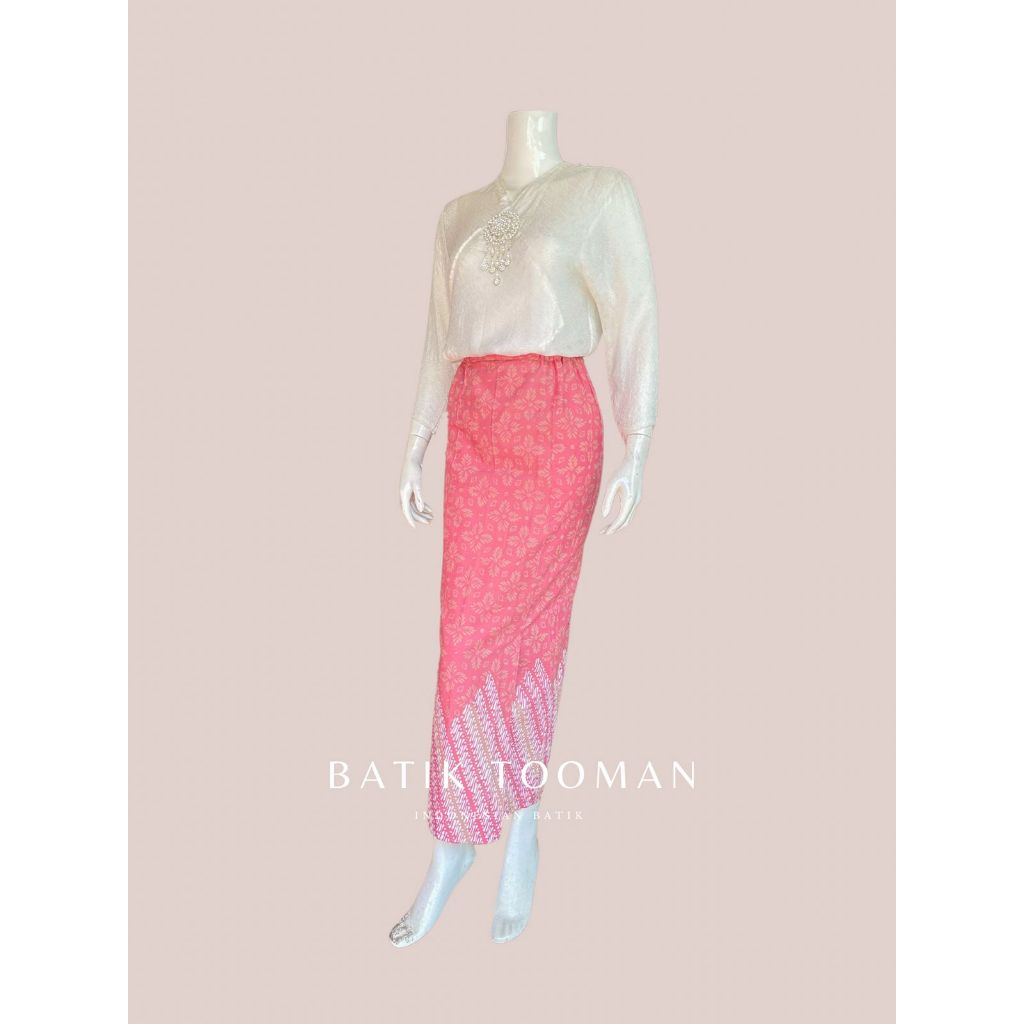 Jual KEJORA Rok Batik Warna Soft Pink Pastel Model Span Instan ...